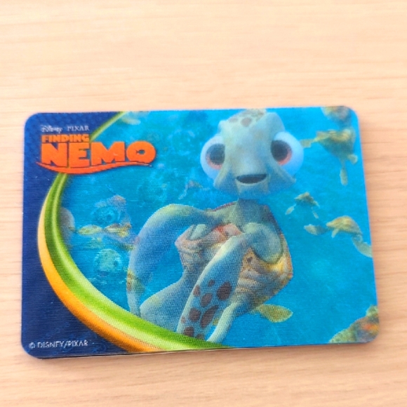 Disney | Toys | Finding Nemo Card With Turtle Design Homograph Cards ...